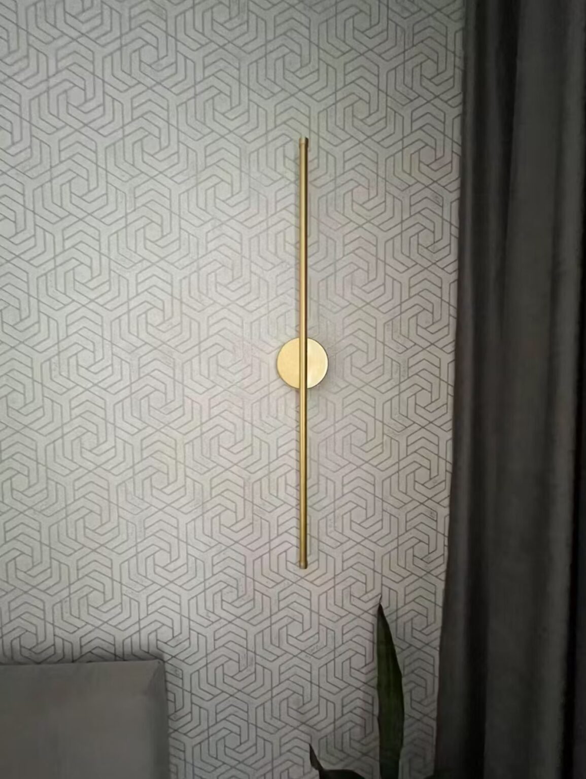 Golden Tube Wall Light – Ieva Deco | Modern interior elements and ...